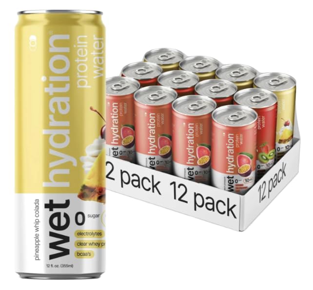 Amazon.com: Wet Hydration Protein Water Variety Pack | Functional ...