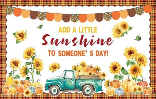 Amazon.com: Whaline 83Pcs Hello Fall Bulletin Board Kit Pumpkin ...
