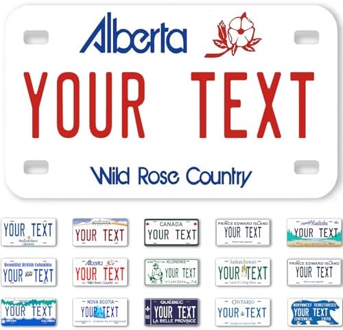 Canada Canadian Custom License Plate Front License Plate 7x4 Inch ...