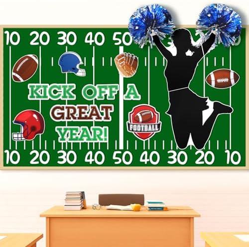Amazon.com: TaoBary Football Bulletin Board Decorations Set 3D Kick Off ...