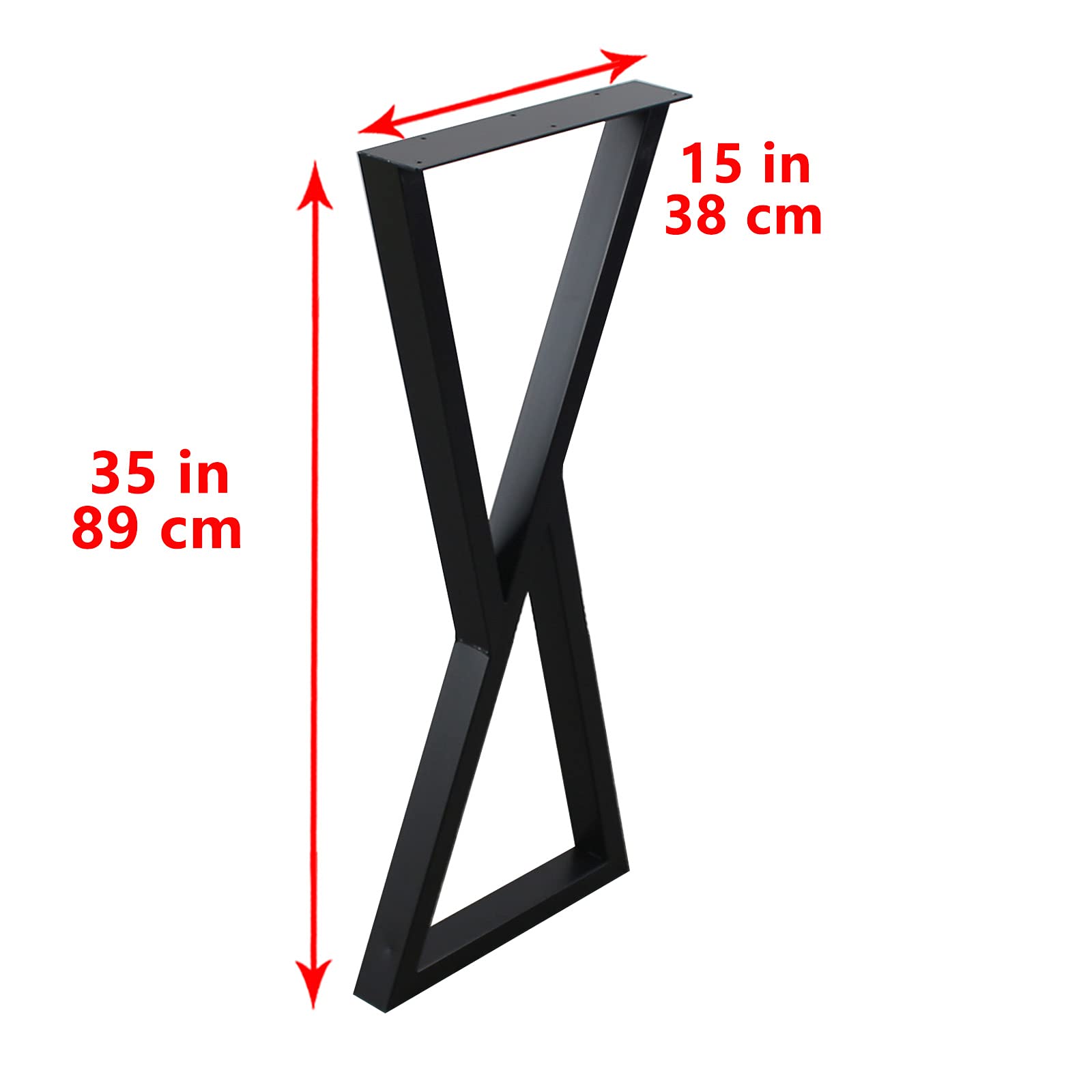 MBQQ Furniture Legs 35" Height 15" Wide Rustic Decory Triangle Shape ...