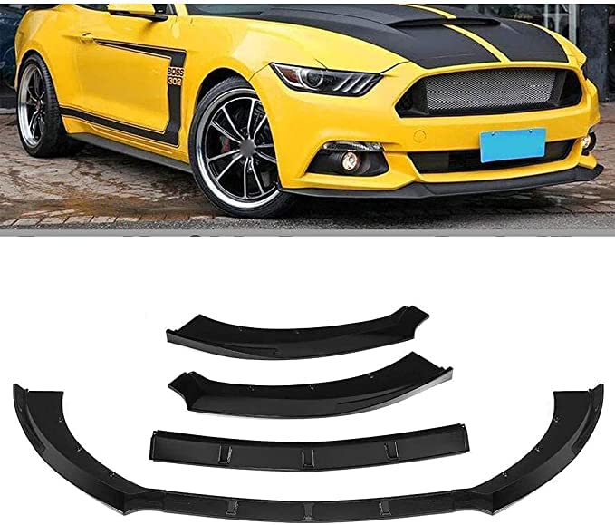 Buy ASKX Car Front Spoilers for Ford Mustang 2015 2016 2017, Car Front ...