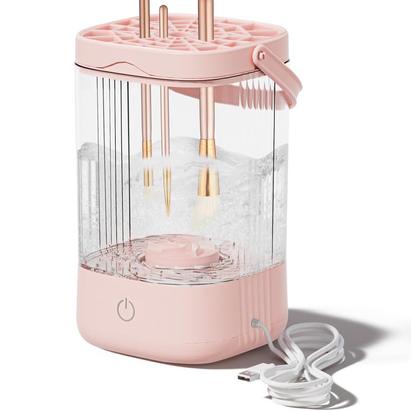 Amazon.com: Electric Makeup Brush Cleaner - Portable Makeup Brushes ...