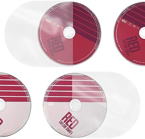Amazon.com: 50 Clear Mini LP Anti-Static 3 Mil Plastic CD Inner Sleeves ...