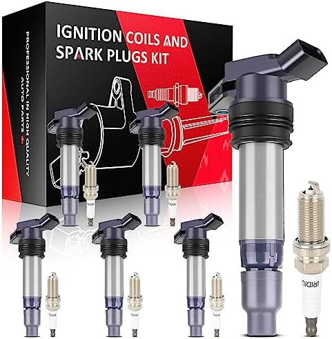 Amazon.com: SCITOO 6 ignition coils UF594 with 6 Iridium Spark Plugs ...