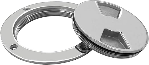 Amazon.com : ISURE MARINE 4 inch Hatch 316 Stainless Steel Round Non ...