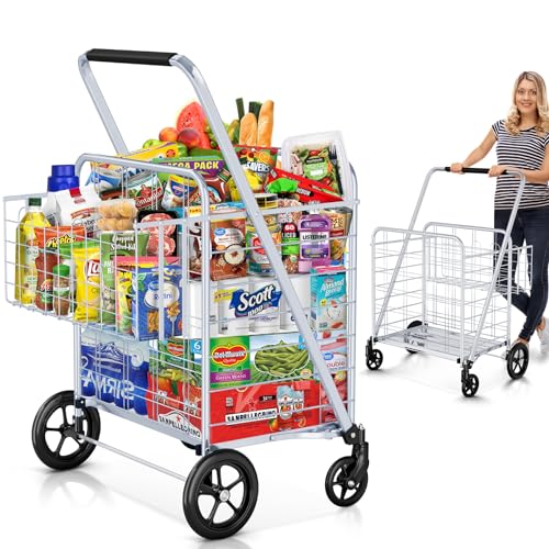 Top 10 Heavy Duty Shopping Cart of 2022 - Katynel
