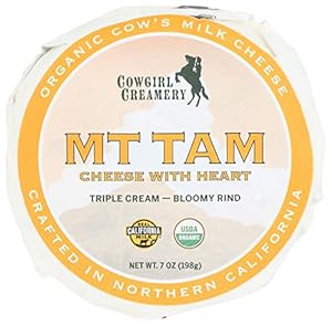Amazon.com: Cowgirl Creamery Organic Mt Tam, 7 OZ : Grocery & Gourmet Food