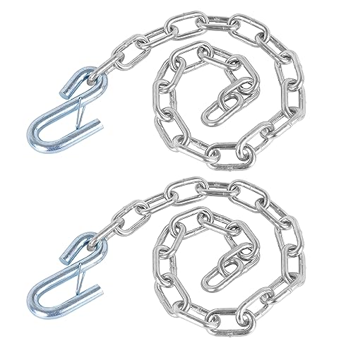 Snapklik.com : TeukRiGa 1/4 X 27 Grade 30 Steel Boat Trailer Safety Chain