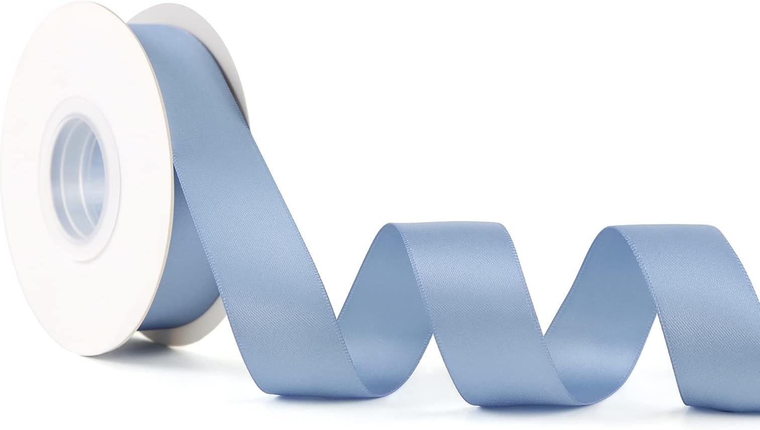 Amazon.com: Mayreel Dusty Blue Satin Ribbon 1-1/2 Inch Blue Ribbon for ...