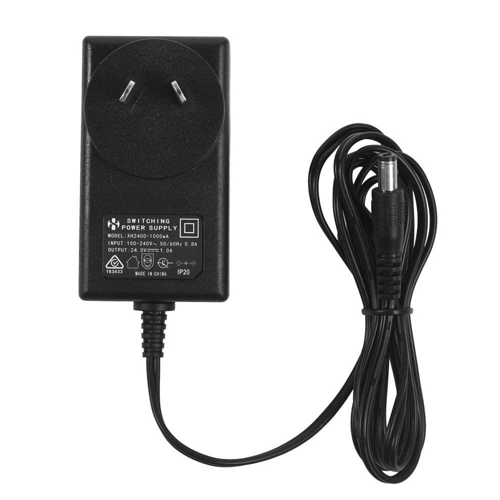 AC to DC 24V 1A Power Supply Adapter, Plug 5.5mm x 2.1mm : Amazon.com ...