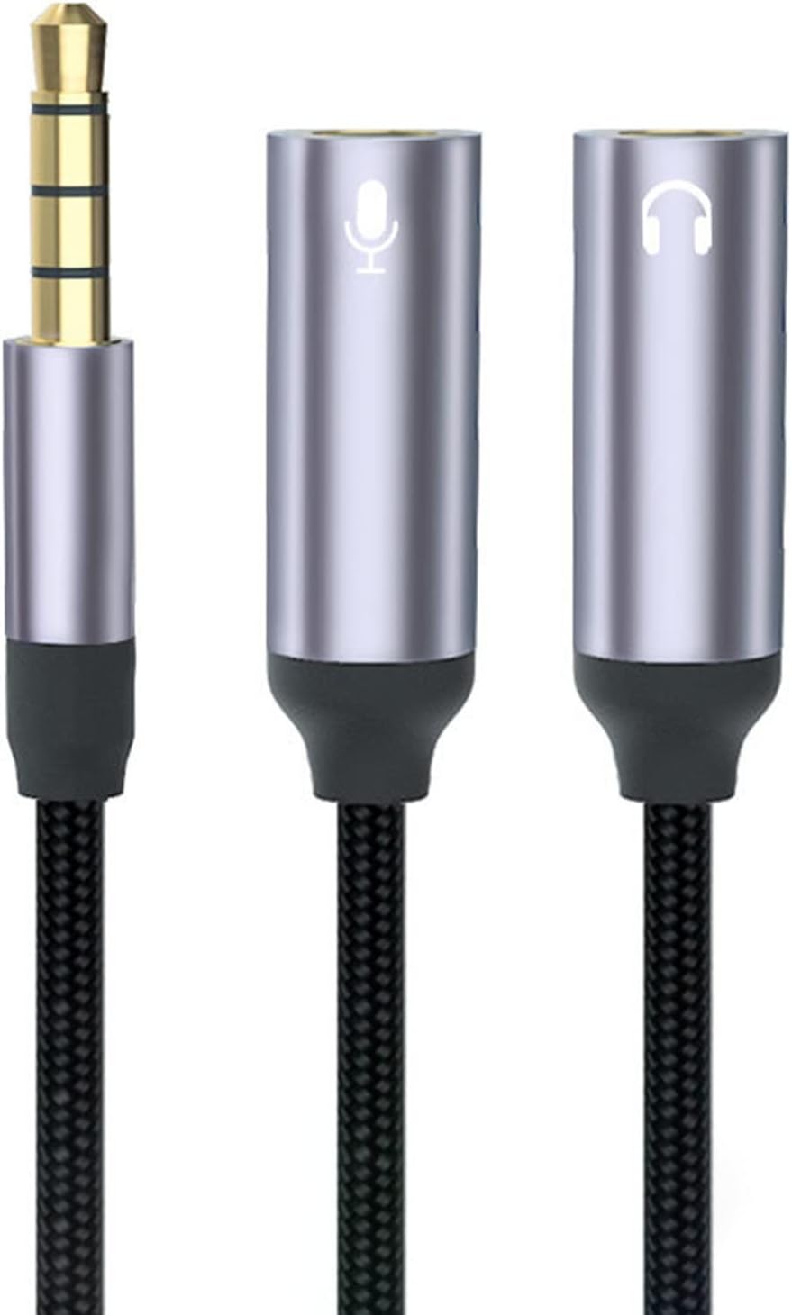 Amazon.com: cdar Headphone Splitter, 3.5mm Extension Cable Audio Stereo ...