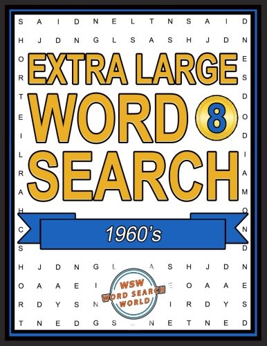 Extra Large Word Search - 1960's: Extra Large Print Word Search Puzzles ...