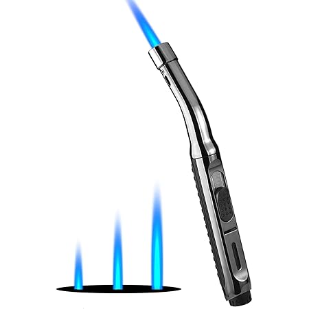 Amazon.com: Butane Lighter Torch Long Lighter Refillable Jet Lighter ...