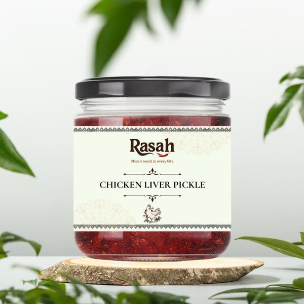 RASAH Chicken Liver Authentic Spicy Pickle 350gm | Homemade Indian ...