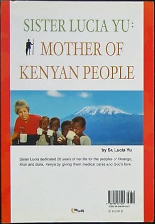 Sister Lucia Yu: Mother Of Kenyan People **IN ENGLISH AND KOREAN ...