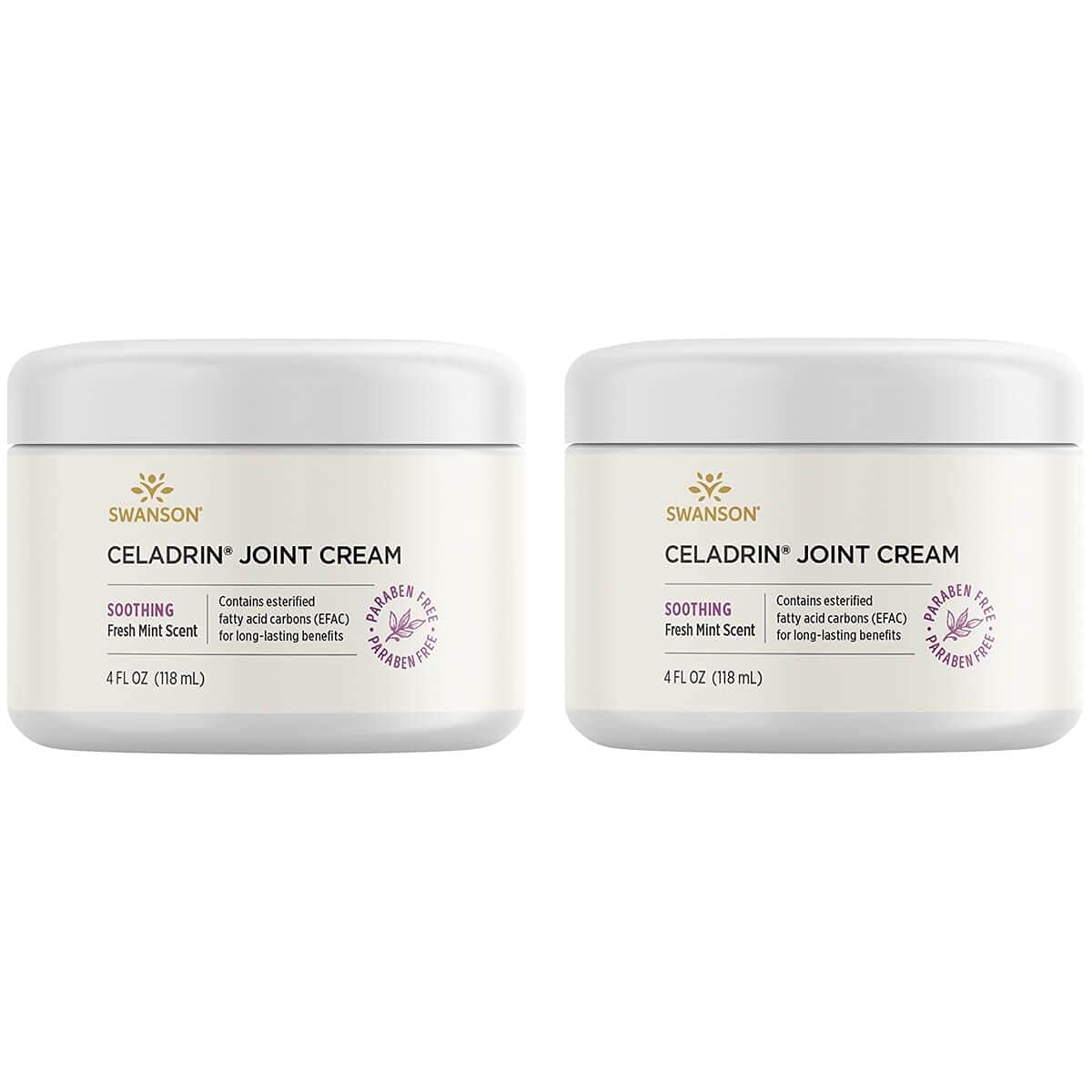 Amazon.com: Swanson Celadrin Joint Cream 4 fl Ounce (118 ml) Cream (2 ...