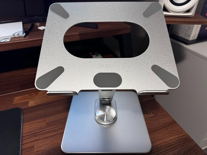 BESIGN LSX7 Laptop Stand with 360° Rotating Base, Ergonomic Adjustable ...