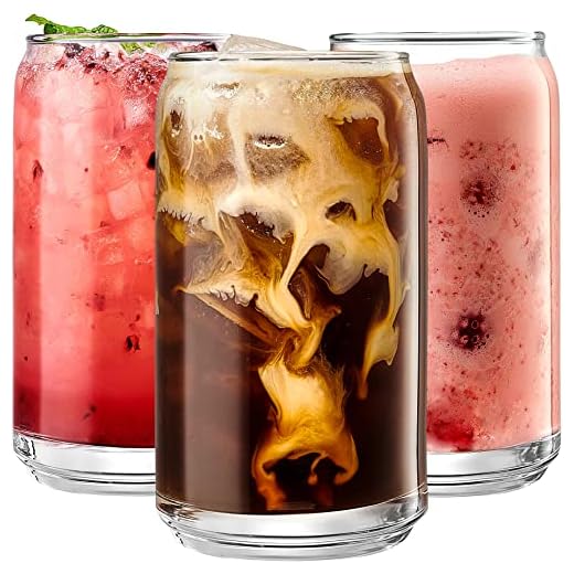 Le'raze 캔 모양 유리컵 6팩 세트 38% 할인 후 24.99불 - MODUBA