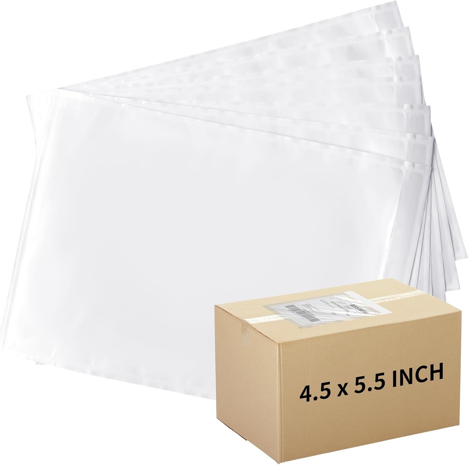 Amazon.com : 4.5'' X 5.5'' Packing List Envelopes Clear Self-Adhesive ...