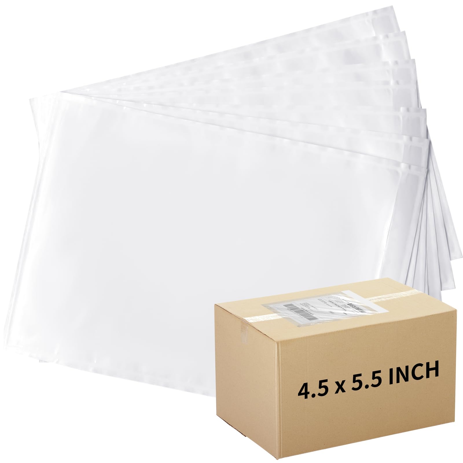 Amazon.com : 4.5'' X 5.5'' Packing List Envelopes Clear Self-Adhesive ...