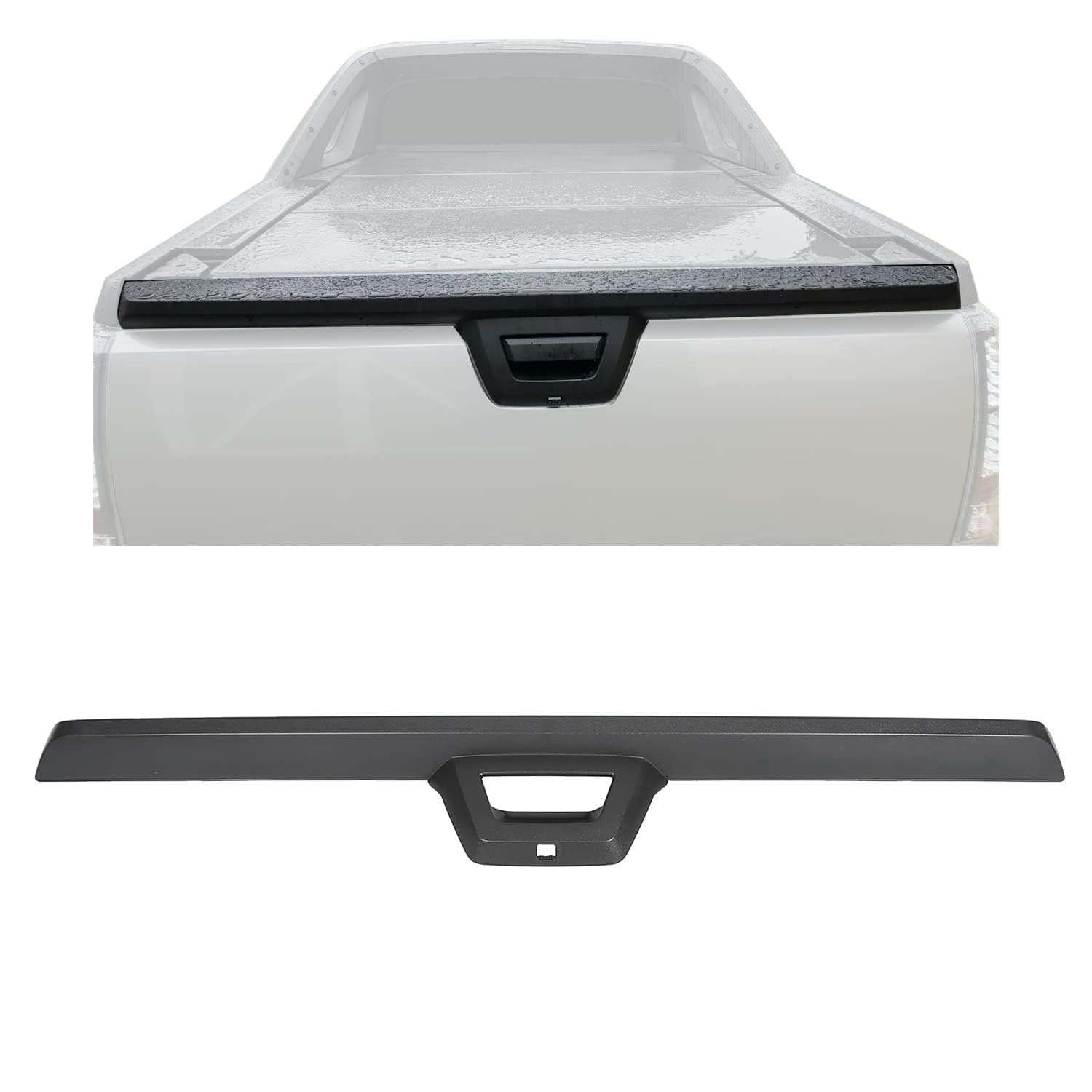 KUAFU Rear Tailgate Cover Cap Top Molding Trim Compatible with 2007 ...