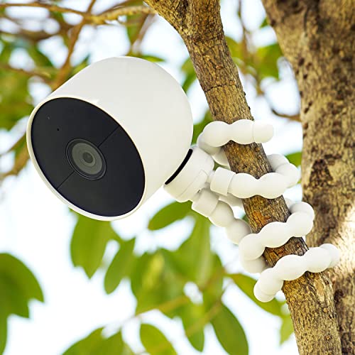 Snapklik.com : 2 Pack Flexible Tripod For Google Nest Cam Outdoor Or ...