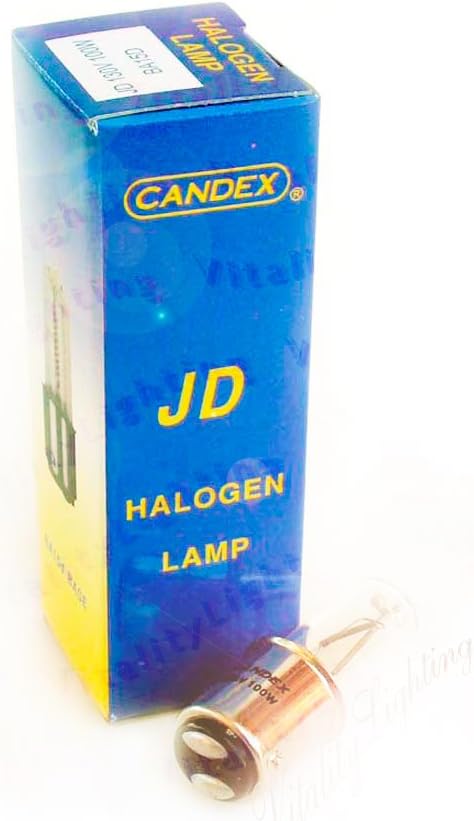 Amazon.com: JD 100W BA15D Halogen Lamp T4 Clear 100 Watts D.C. Bayonet ...