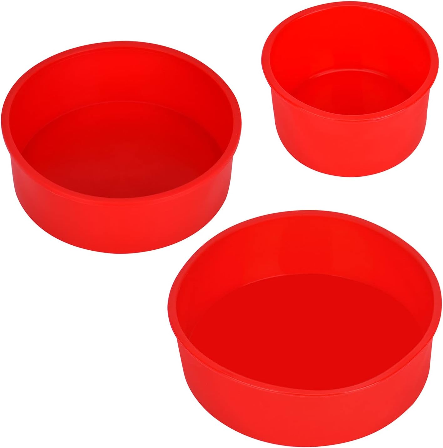 Queta Silicone Cake Tins For Baking 3 Pcs Cake Tins Non Stick Silicone queta-silicone-cake-tins-for-baking-3-pcs-cake-tins-non-stick-silicone