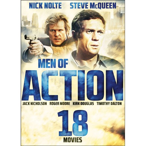 Amazon.com: 18-Film Men of Action : Roger Moore, Nick Nolte, Jack ...