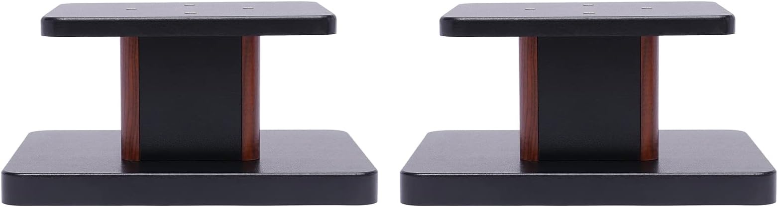 Amazon.com: Speaker Stands Wooden,6Inch Bookshelf Speaker Stands ...