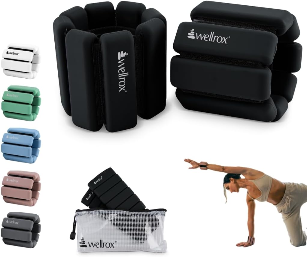 Amazon.com: Wellrox Weighted Bangles – Adjustable Ankle and Wrist ...
