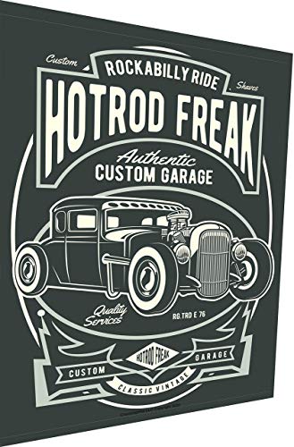 Amazon.com: Car Sign Hotrod Freak Garage Rockabilly Plain Parking Sign ...