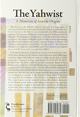 Snapklik.com : The Yahwist: A Historian Of Israelite Origins