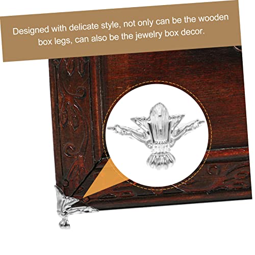 Housoutil 40 Pcs Box Antique Feet Rustic Furniture Vintage Jewelry Box ...
