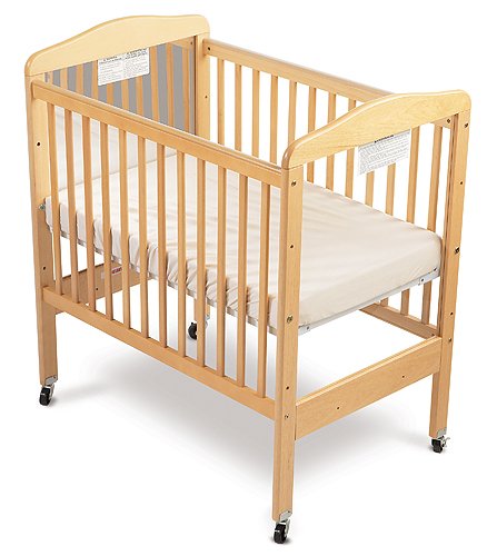 Amazon.com : Serenity Hardwood Child Care Crib - Fixed Sides ...
