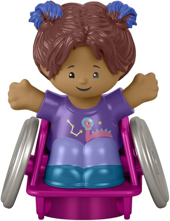 Amazon.com: Fisher-Price Replacement Girl in Wheelchair Figure Little ...