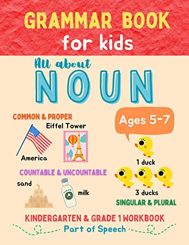 Grammar Book for Kids - All about NOUN - Kindergarten & Grade 1 ...