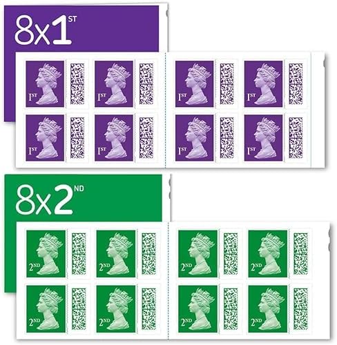 8 x 1st Class Stamps + 8 x 2nd Class Stamps - 1st Class Stamps ...
