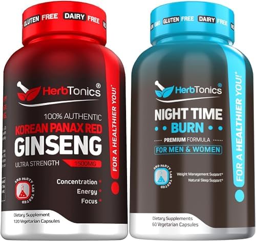 Amazon.com: Korean Red Panax Ginseng 1500mg - High Potency Ginseng for ...