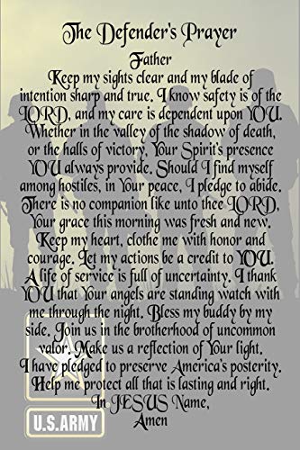 Buy The Defender's Prayer To Do Planner: Army Soldier's Journal With ...