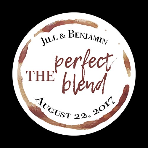 Amazon.com: CUSTOM The Perfect Blend Labels, Wedding Favor Stickers ...