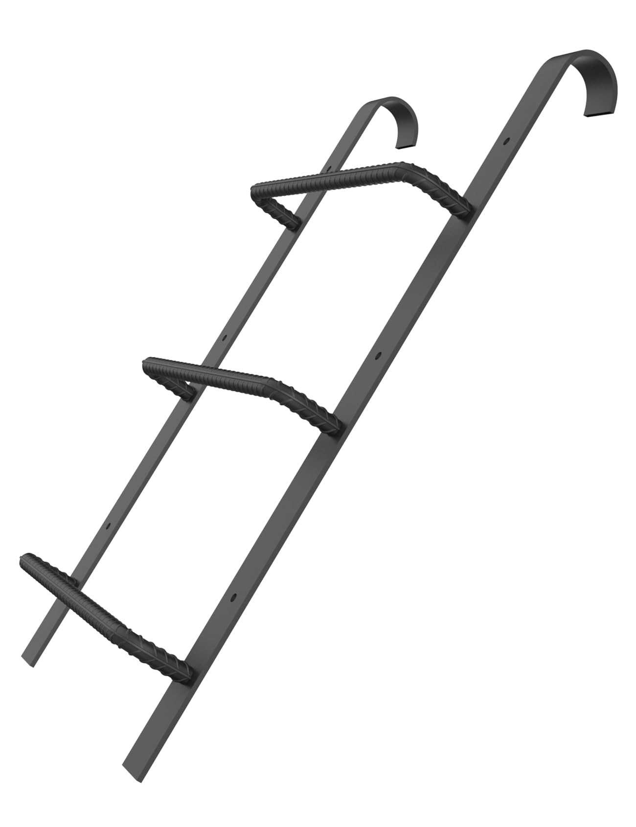 3-Rung Window Well Ladder, Heavy Duty Steel Basement Egress Ladder ...