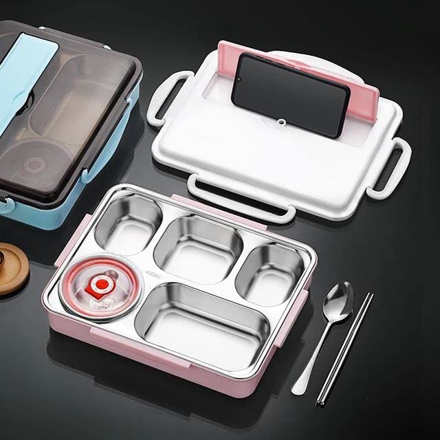 PROXIN 5 Compartment Bento Lunch Box for Adults Kids, Durable BPA-Free ...