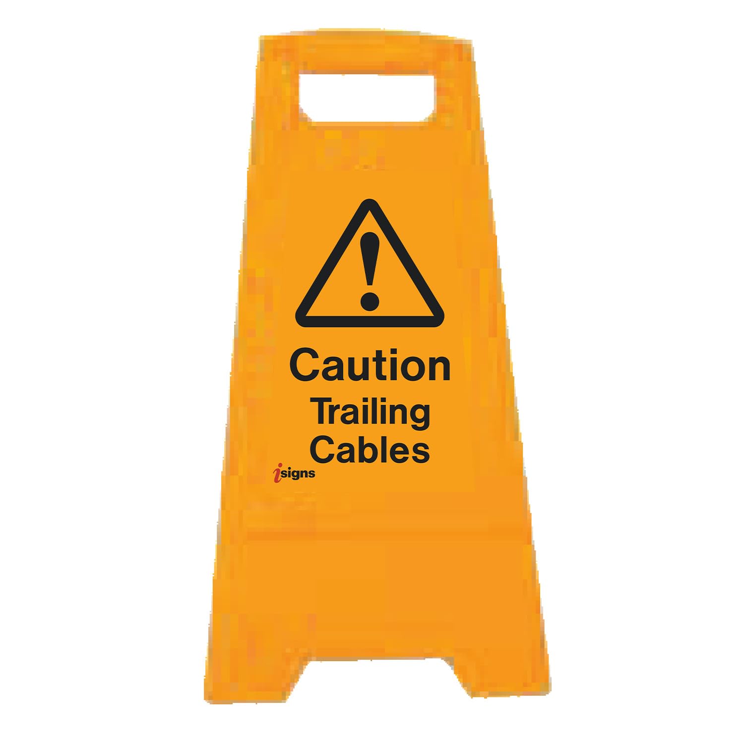 Buy iSigns Floor Signs (Caution Trailing Cables) Free-Standing Cable ...