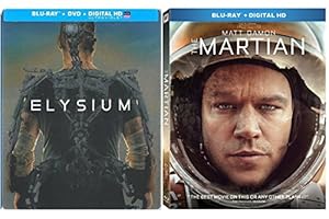 Amazon.com: The Martian & Elysium Steelbook (Blu-ray + DVD) Exclusive ...