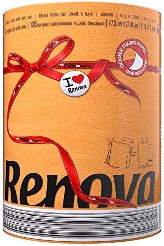 Amazon.com: Renova Red Label Kitchen Paper Orange by Renova ...