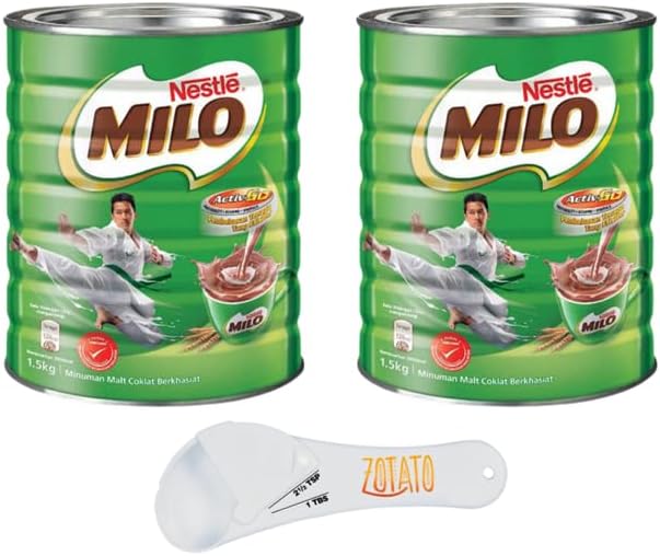 Amazon.com : Milo Chocolate Malt Beverage Twin Pack of 3.3 Pounds Each ...