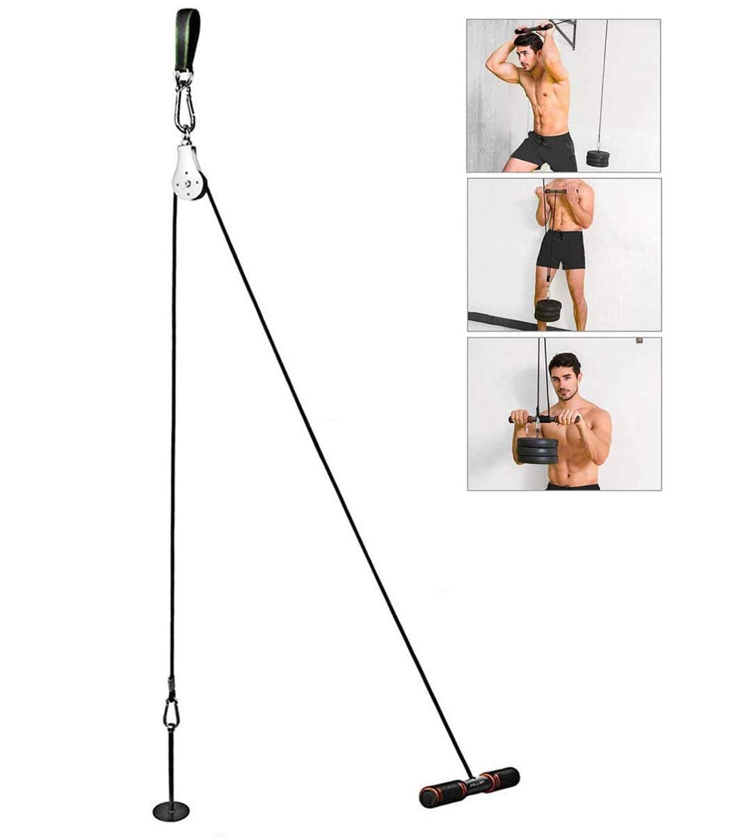 Pulley Cable Machine Attachment System Lat Pulldown And Lift Cable ...