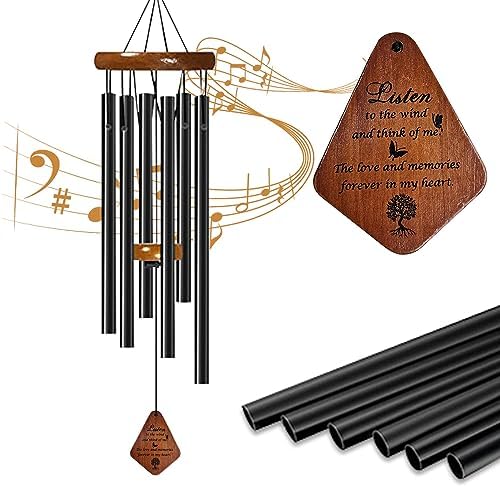 Amazon.com : Memorial Wind Chimes - 32'' Sympathy Wind Chimes for Loss ...